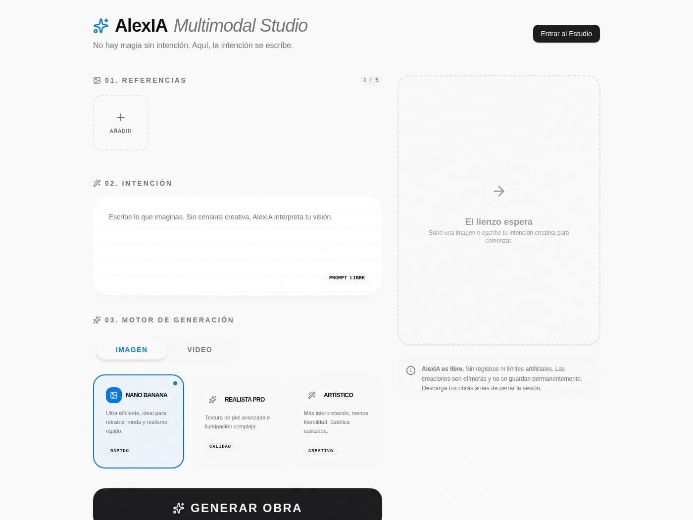 AlexIA Multimodal Studio