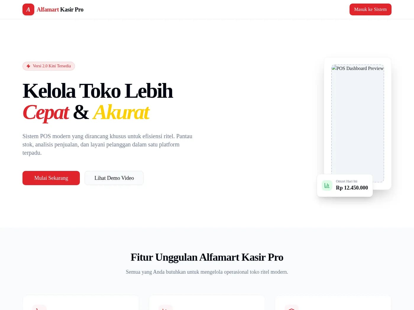 Alfamart Kasir Pro