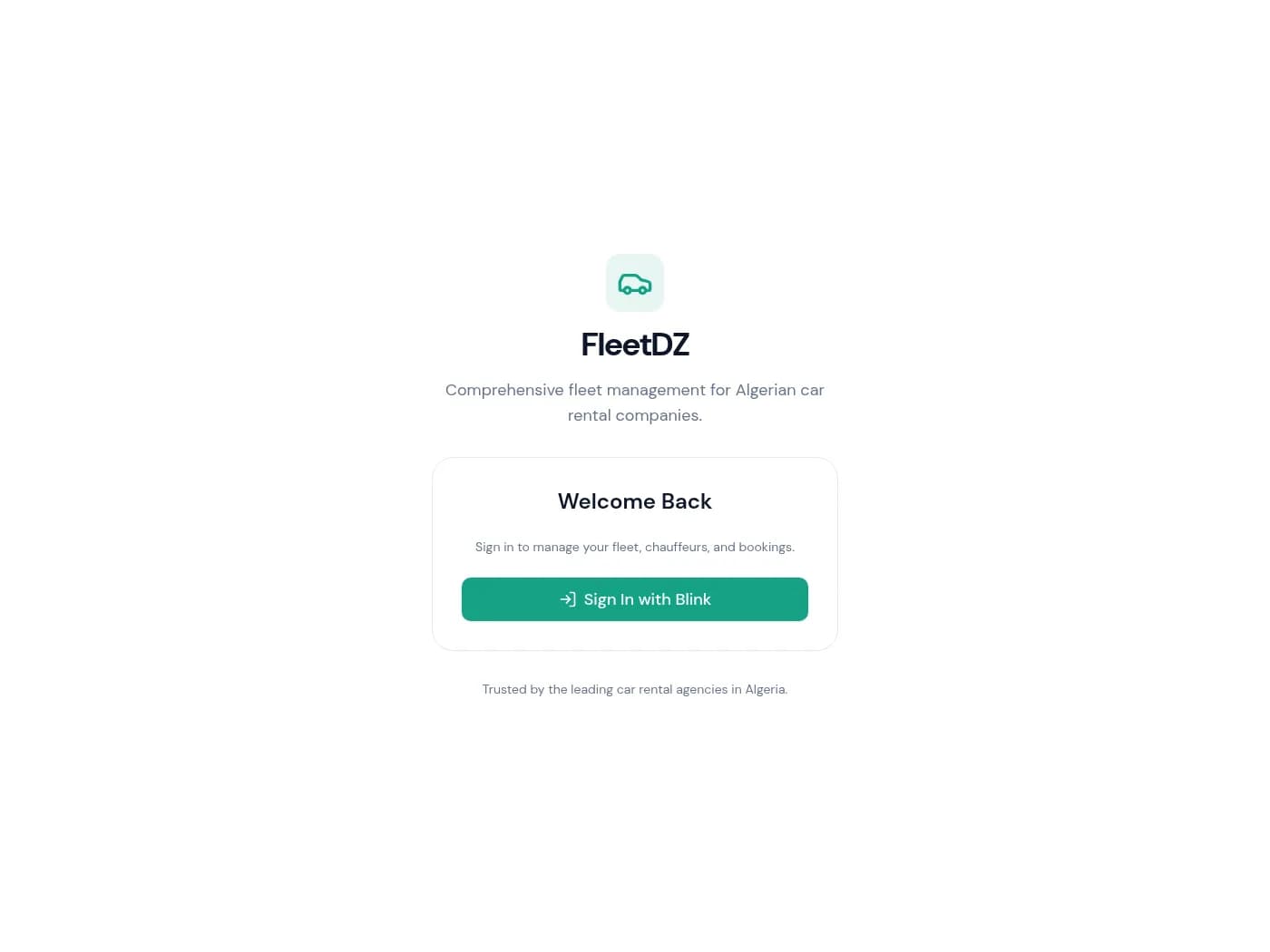 Algeria Fleet Manager