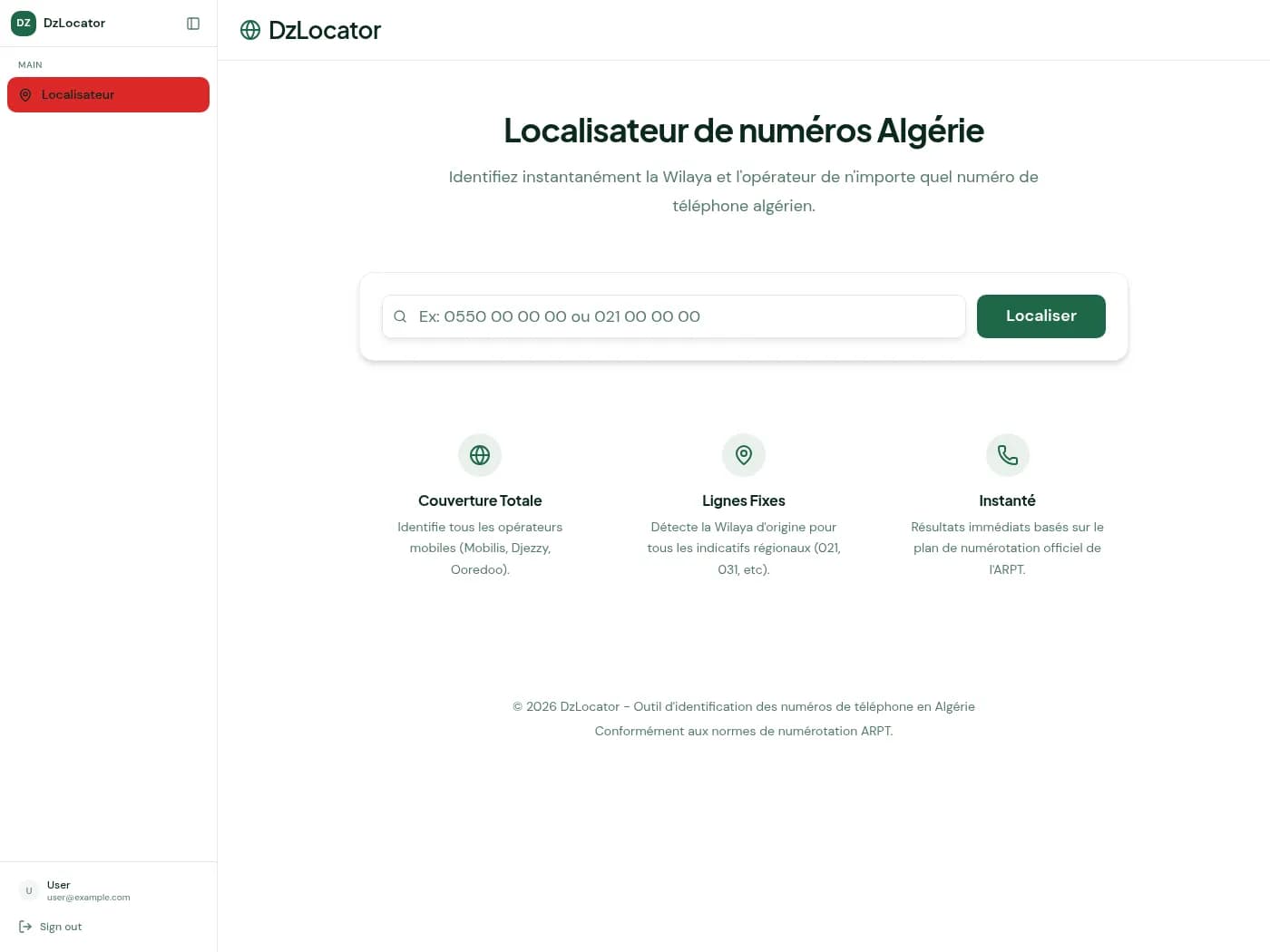Phone Locator Algeria