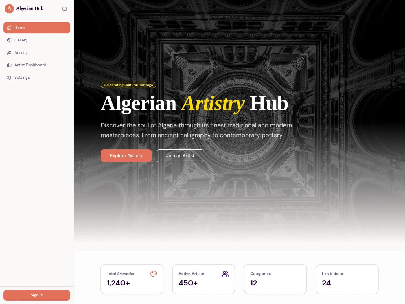 Algerian Artistry Hub