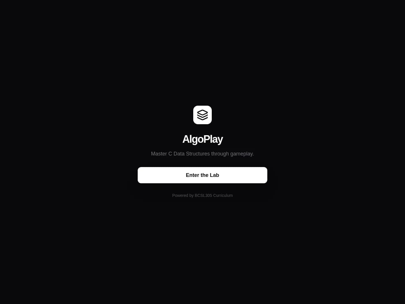 AlgoPlay: DSA Game Lab
