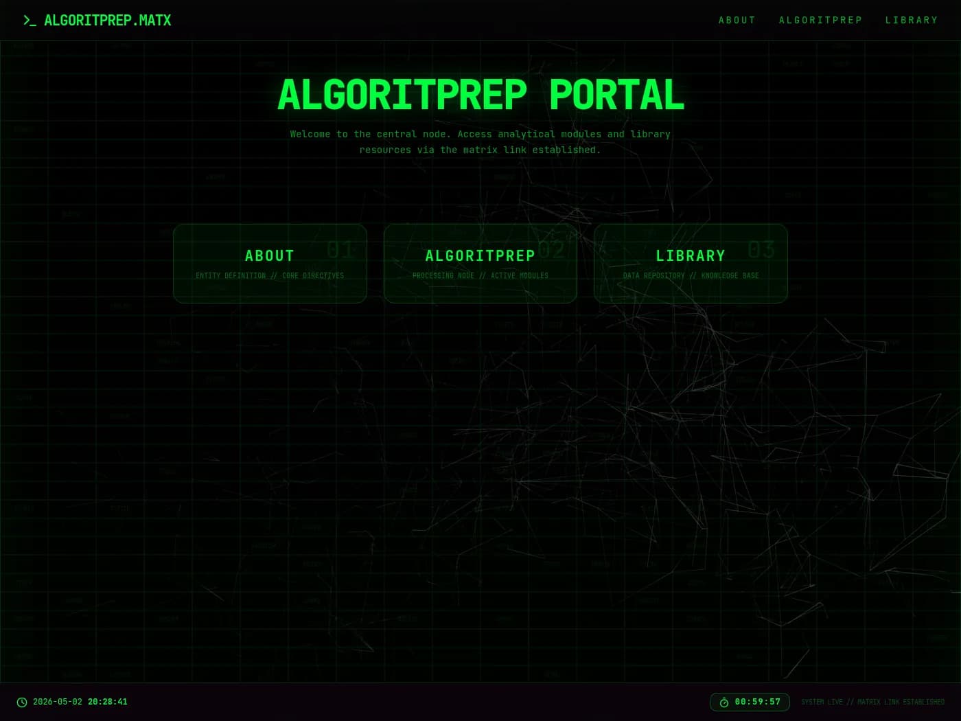 Algoritprep Matrix Portal