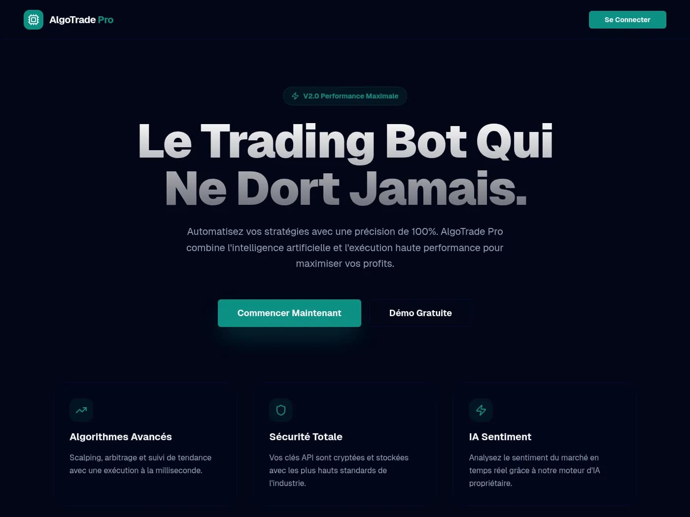 AlgoTrade Pro