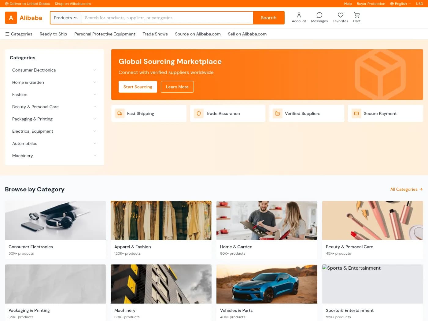 Alibaba Marketplace Clone