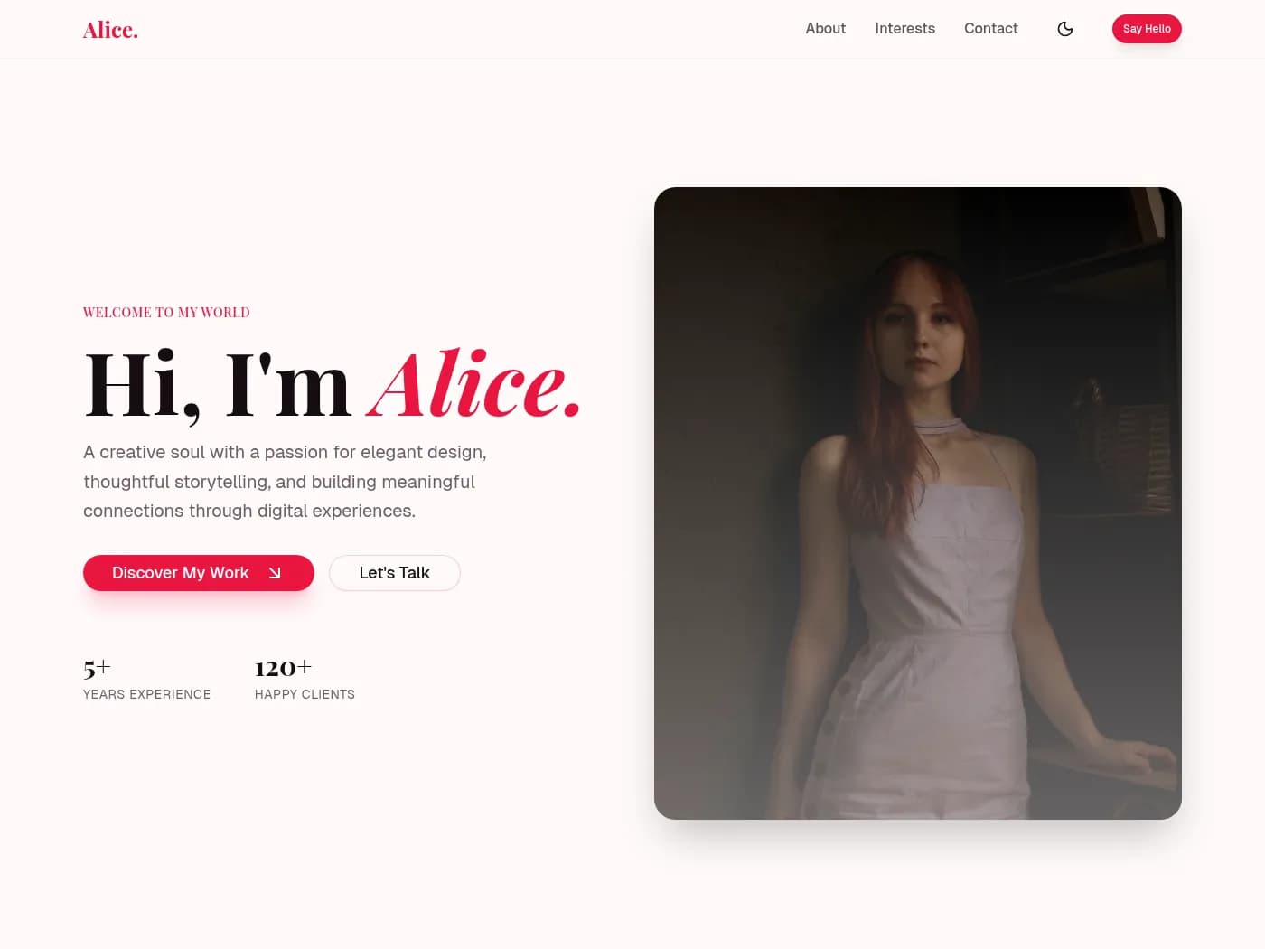 Alice Introduction Page