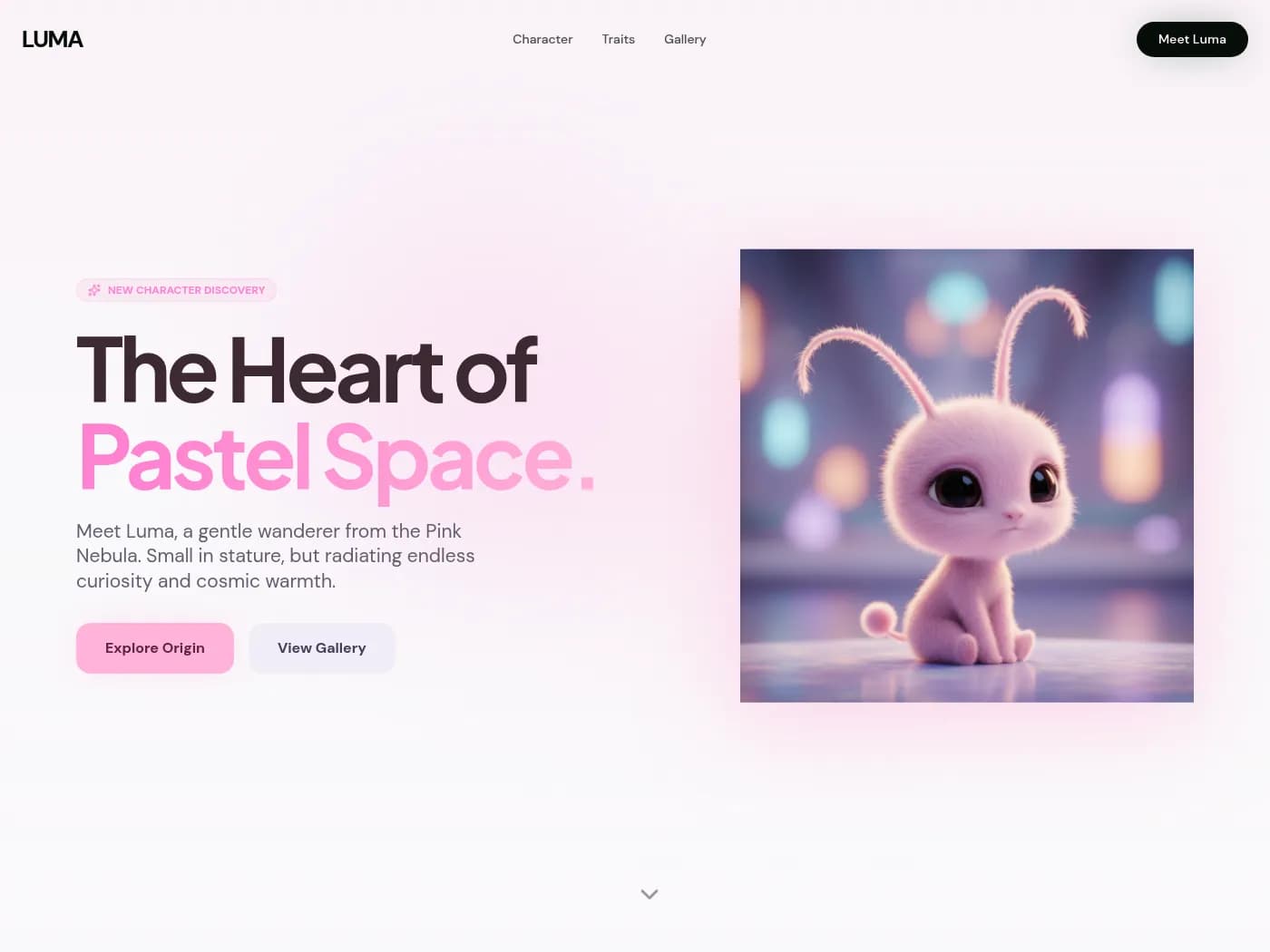 Kawaii Alien Character CG