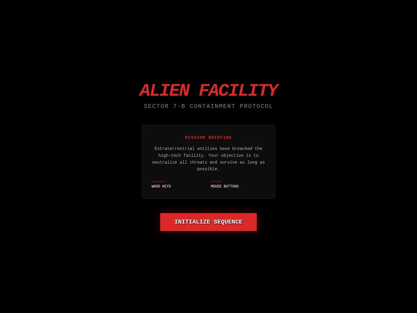 Alien Facility Shooter