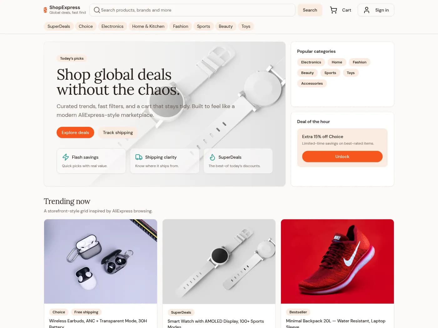 ShopExpress Clone