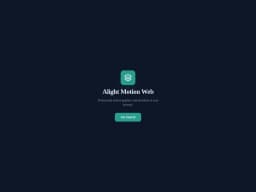 Alight Motion Web