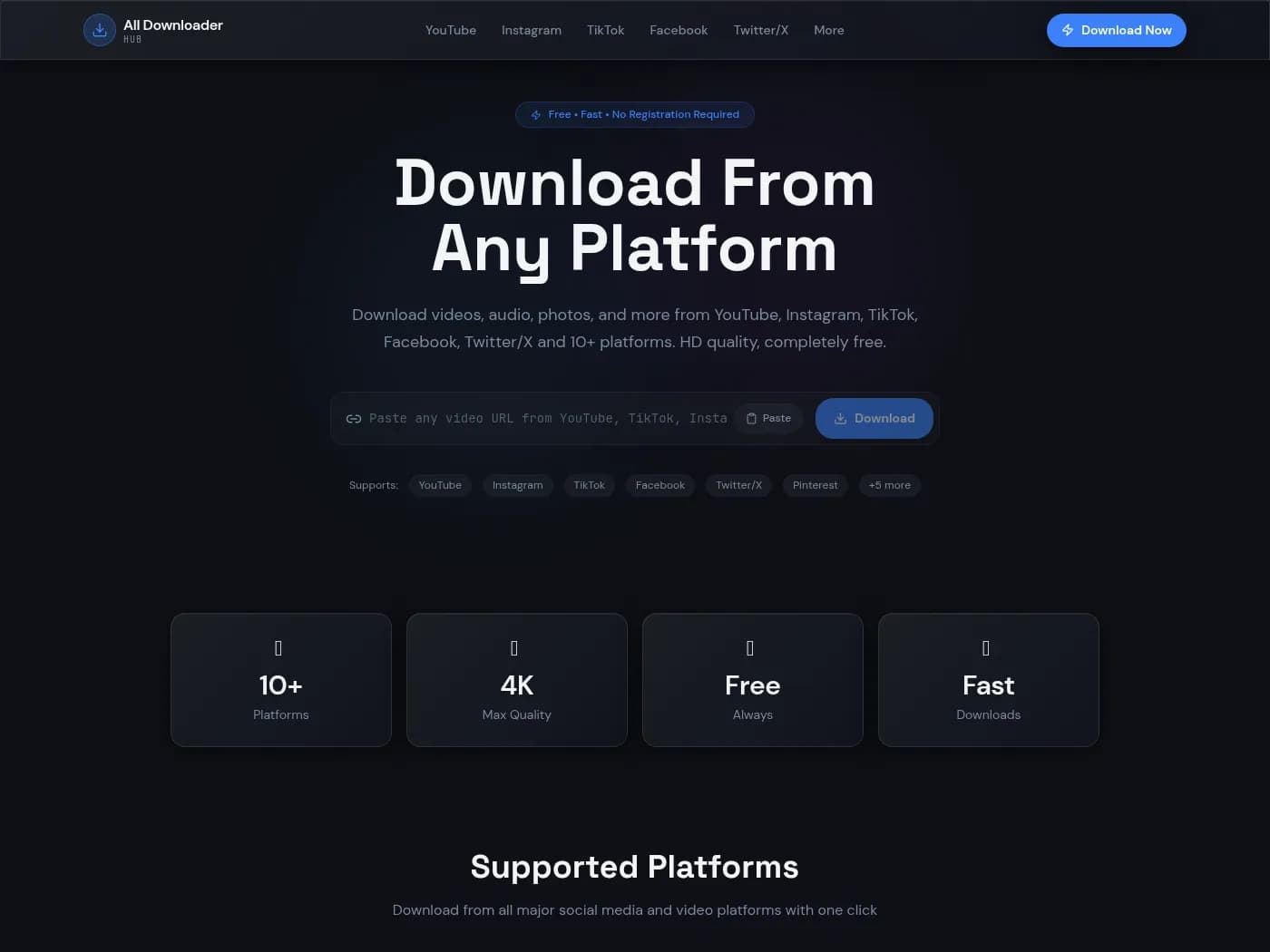All Downloader Hub