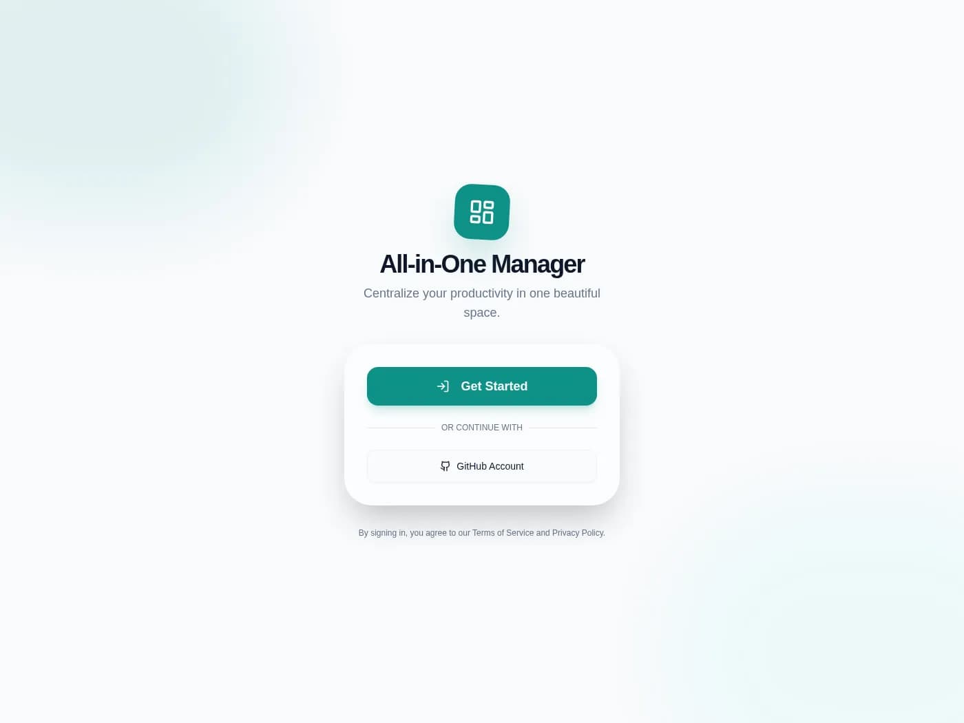 All-in-One Manager