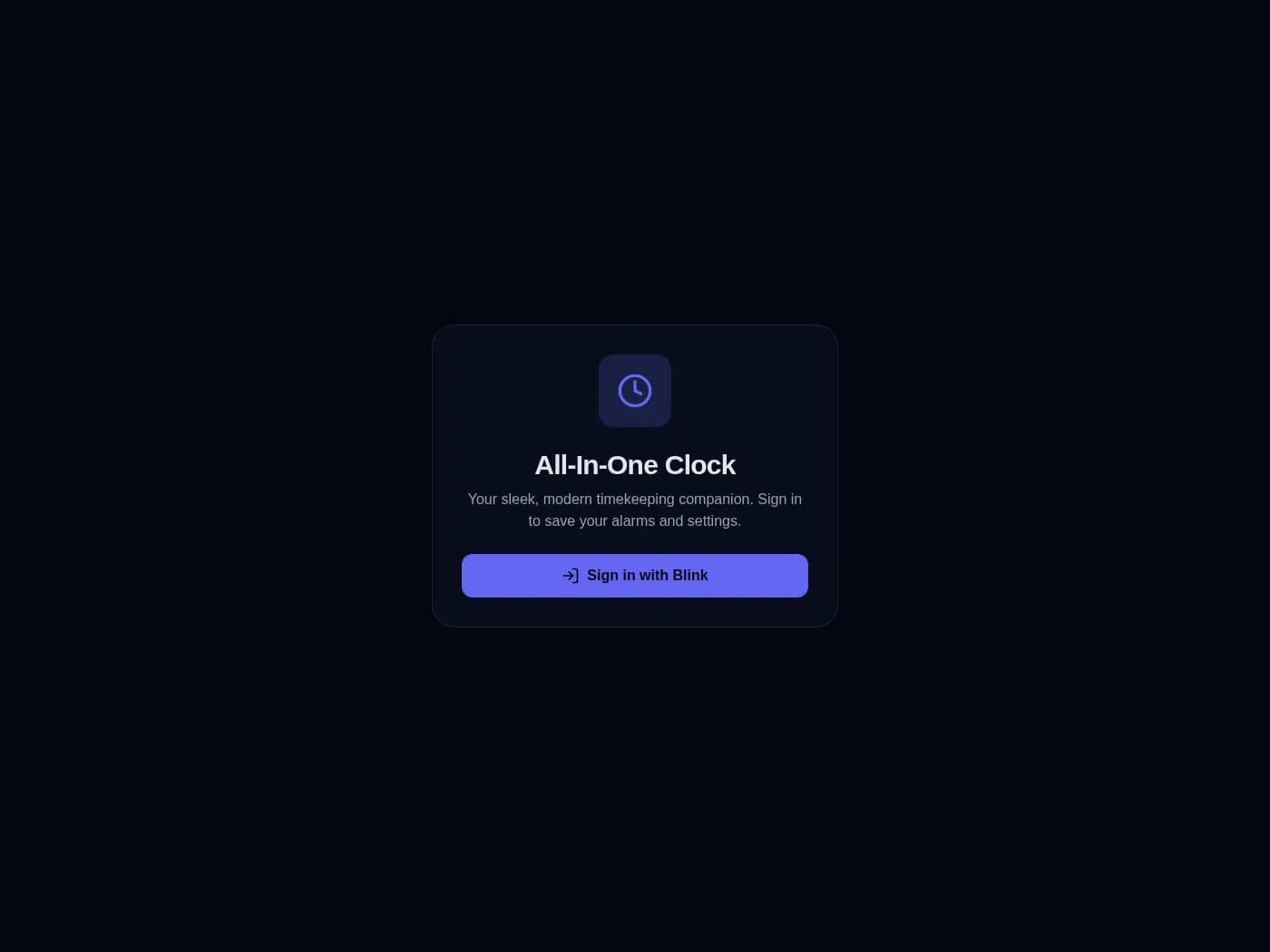All-In-One Clock