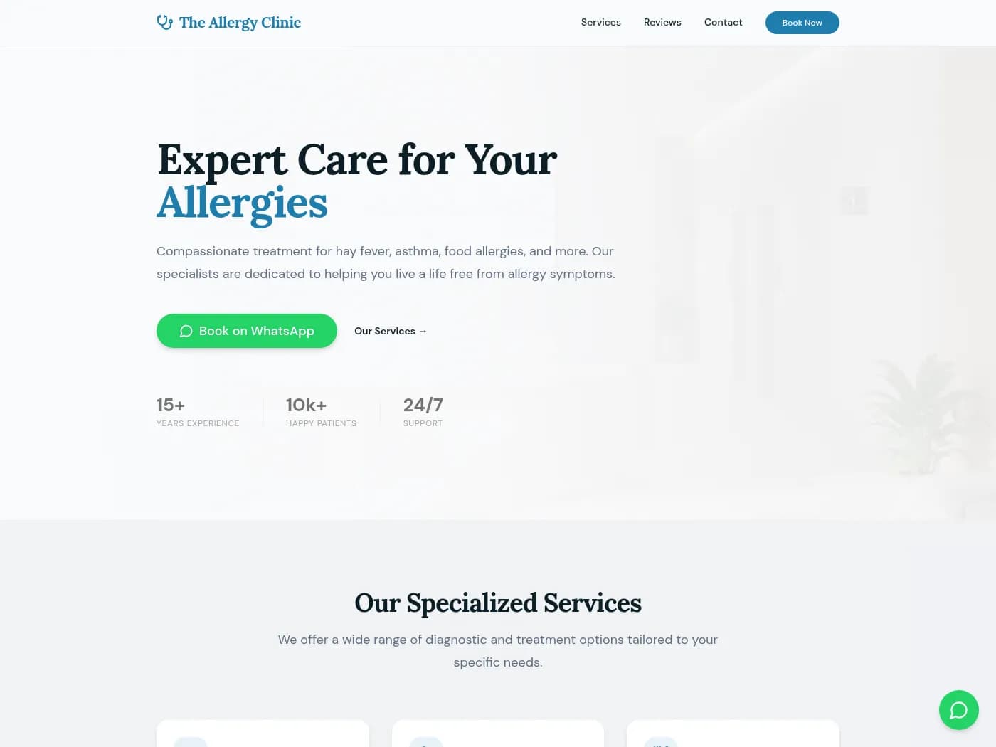 The Allergy Clinic Site