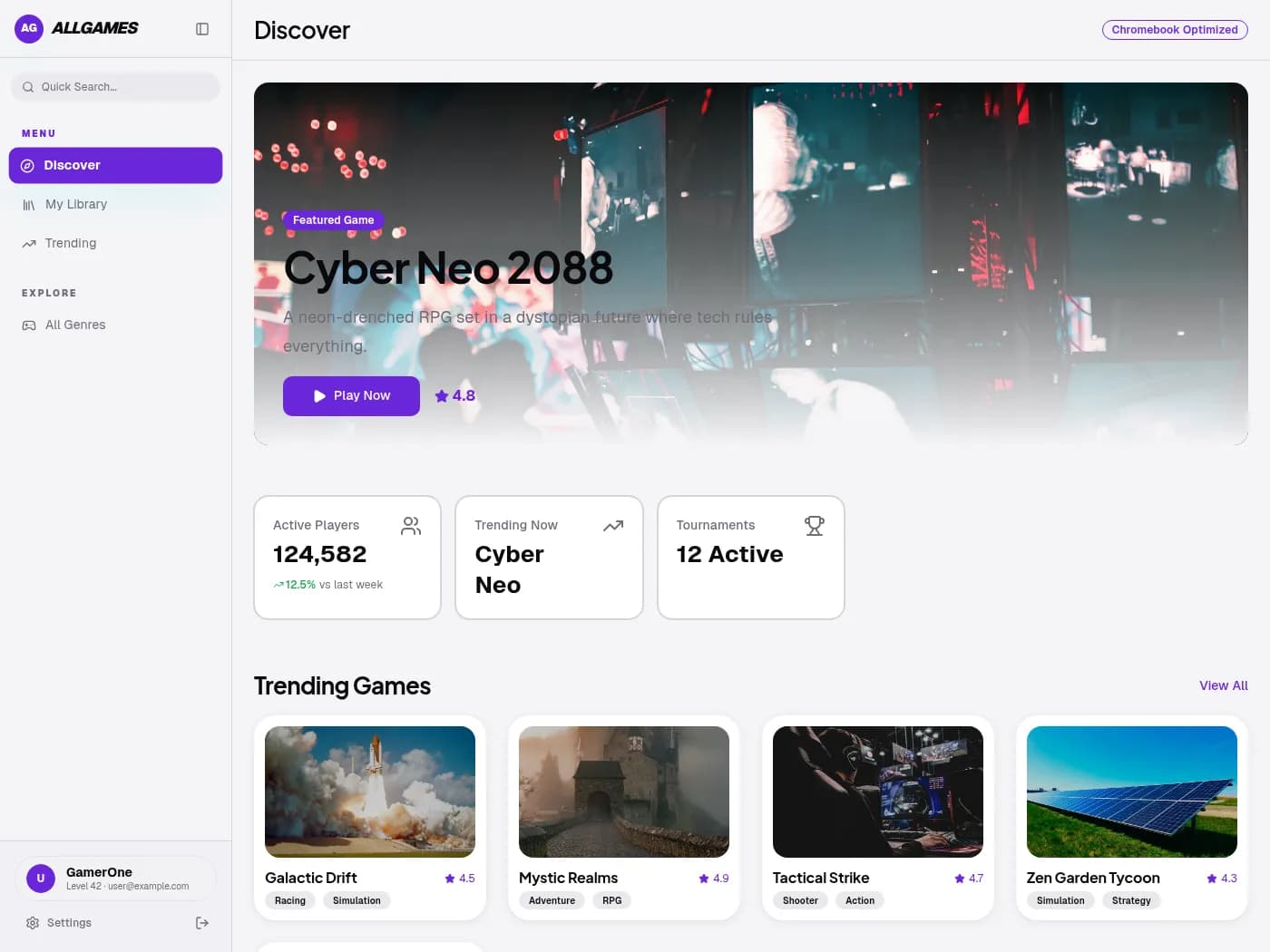 AllGames Hub