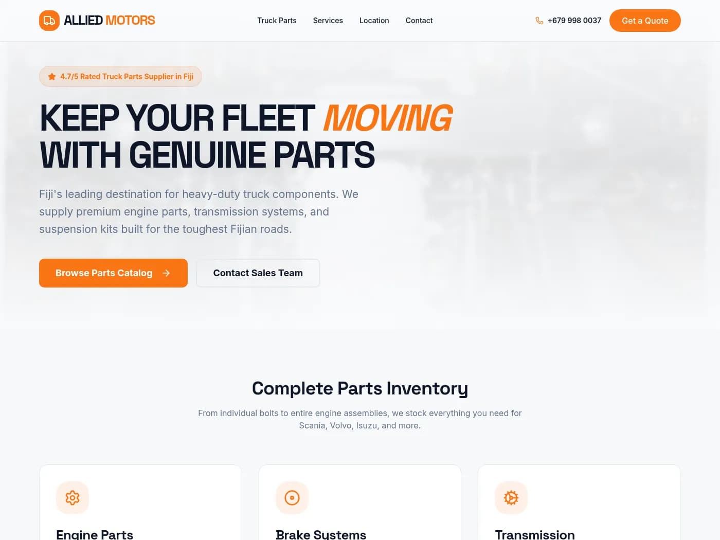 Allied Motors Website