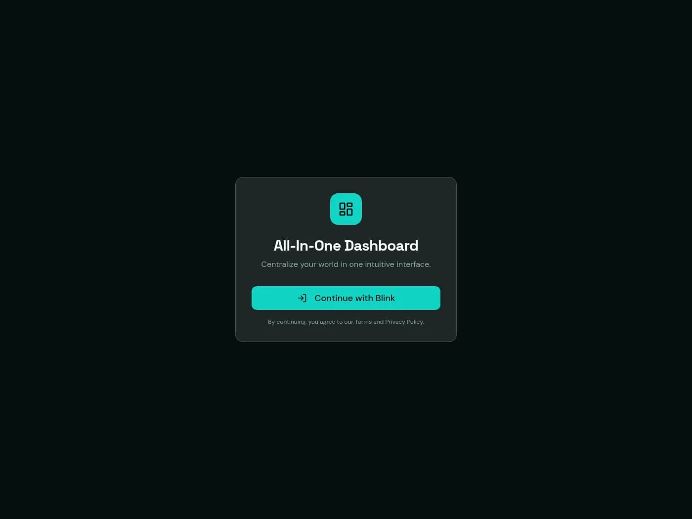 All-In-One Dashboard