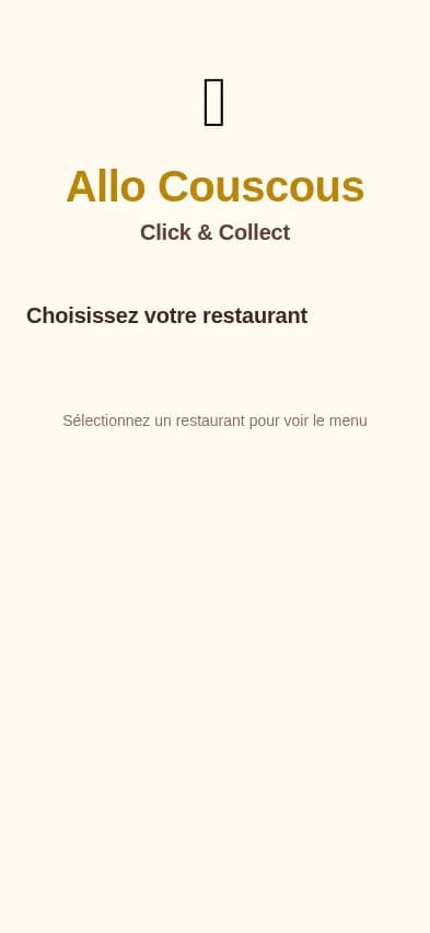 Allo Couscous Click & Collect
