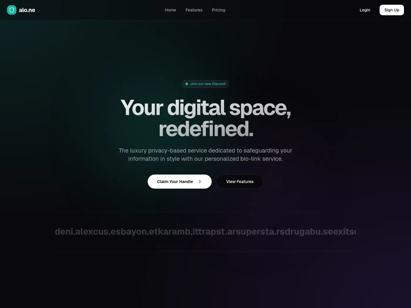 Alo Social Card Clone