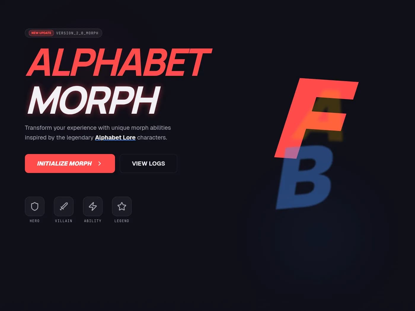 Alphabet Lore Morph Mod