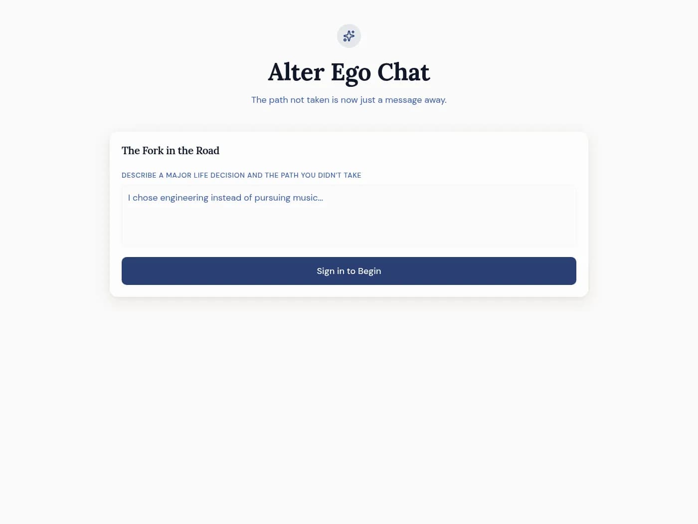 Alter Ego Chat
