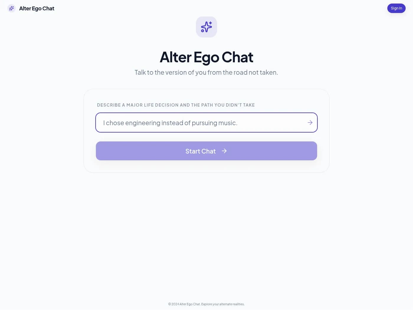 Alter Ego Chat