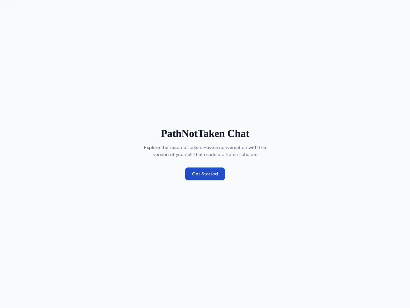 PathNotTaken Chat