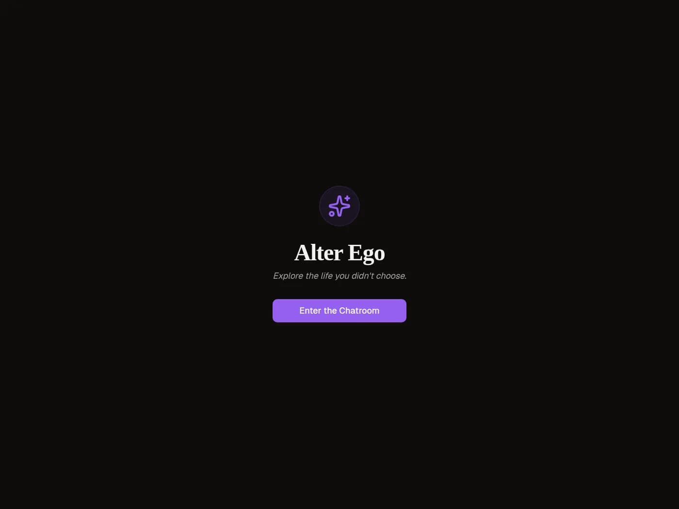 Alter Ego Chatroom