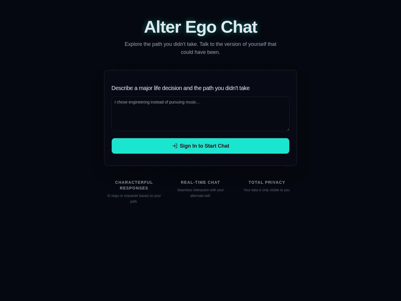 Alter Ego Chat