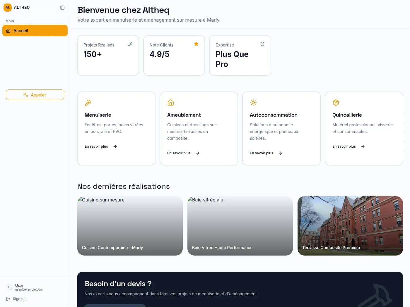 Altheq Web App