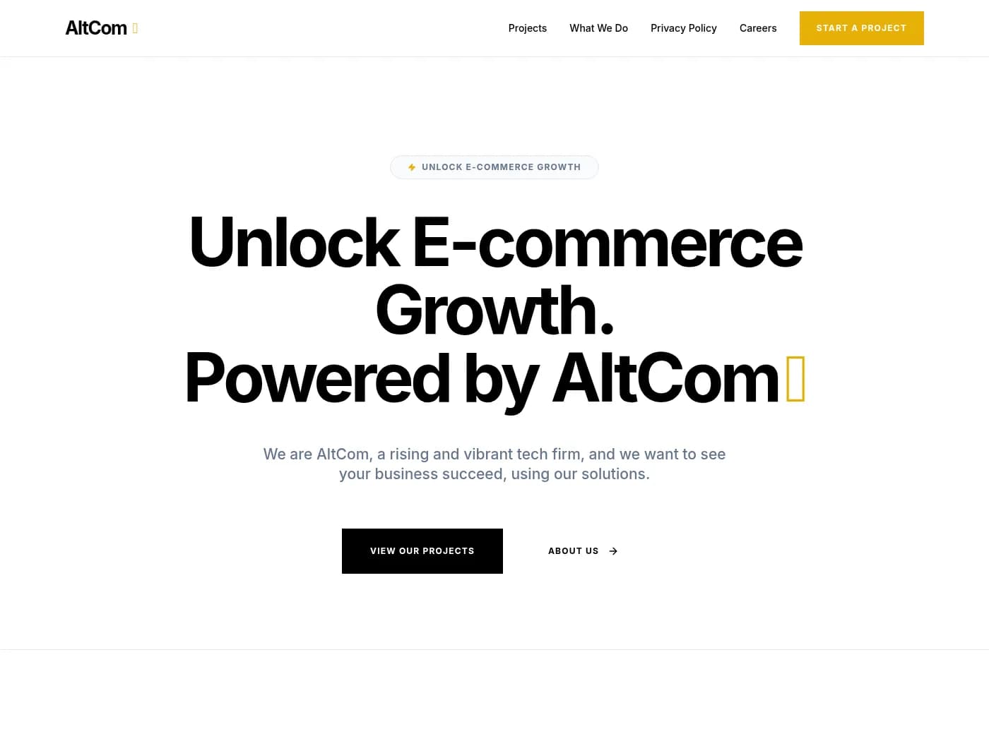 Alticom Web Clone