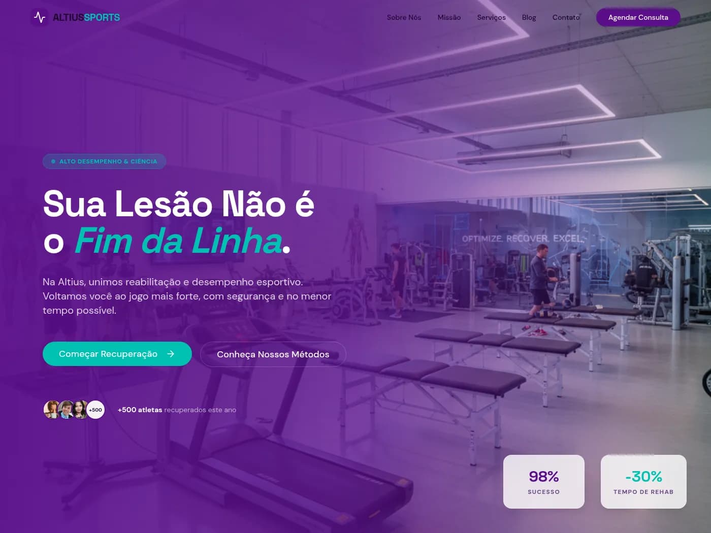 Altius Sports Physio Web