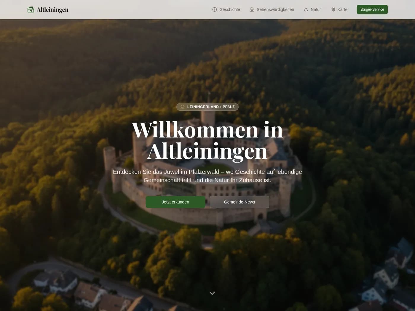 Altleiningen Village Webpage