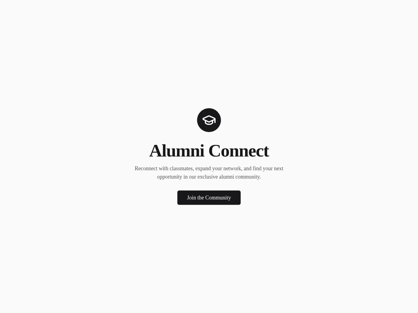 Alumni Connect App