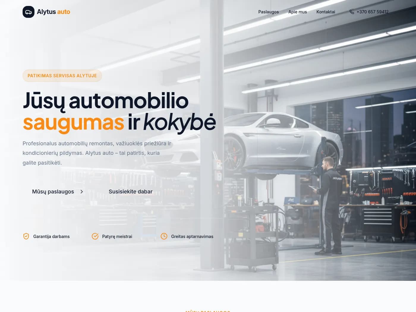 Alytus Auto MB Website