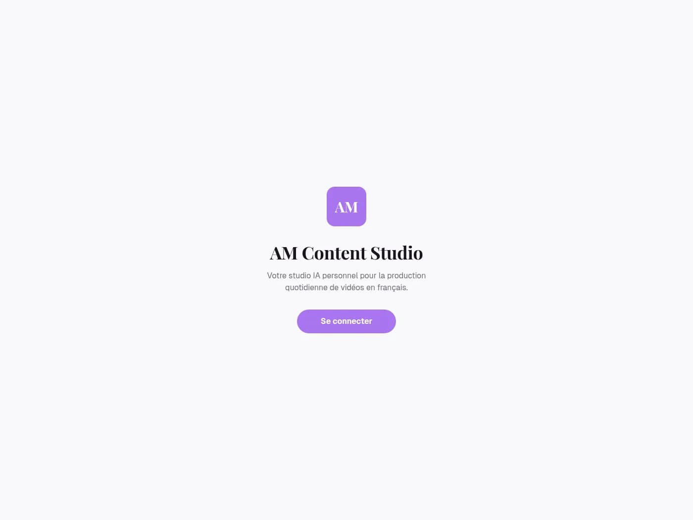 AM Content Studio