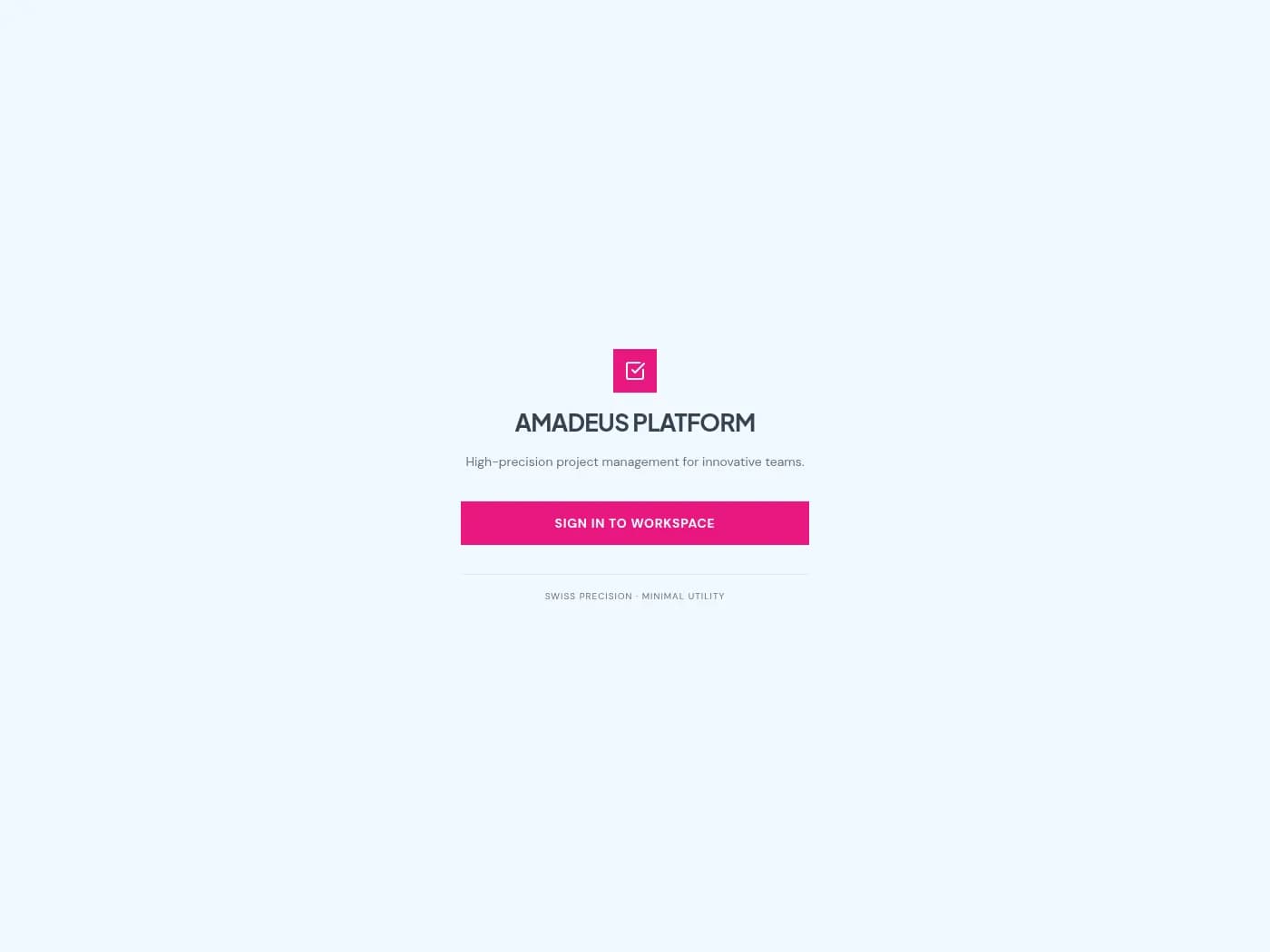 Amadeus Platform