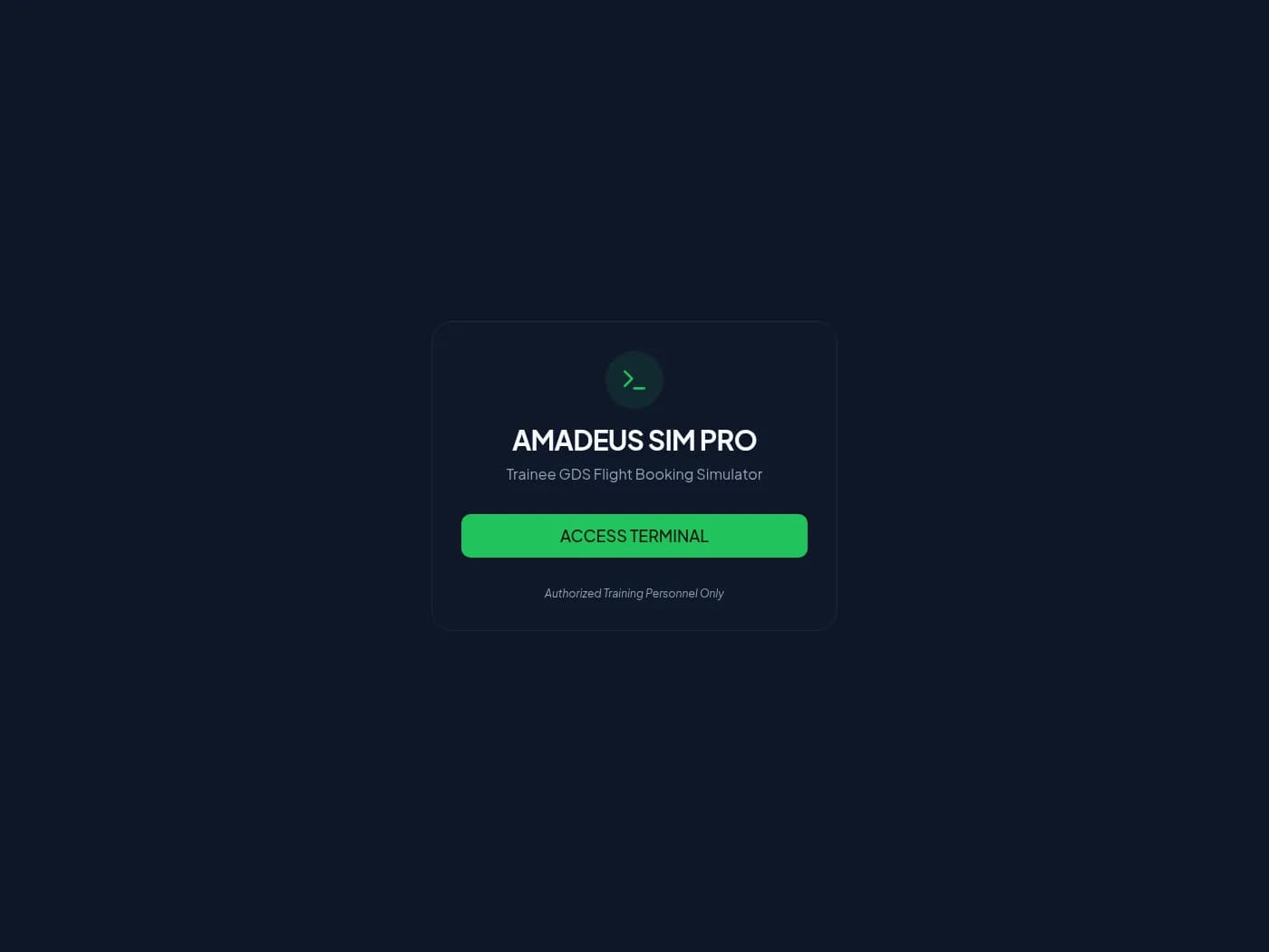 Amadeus Simulator Pro