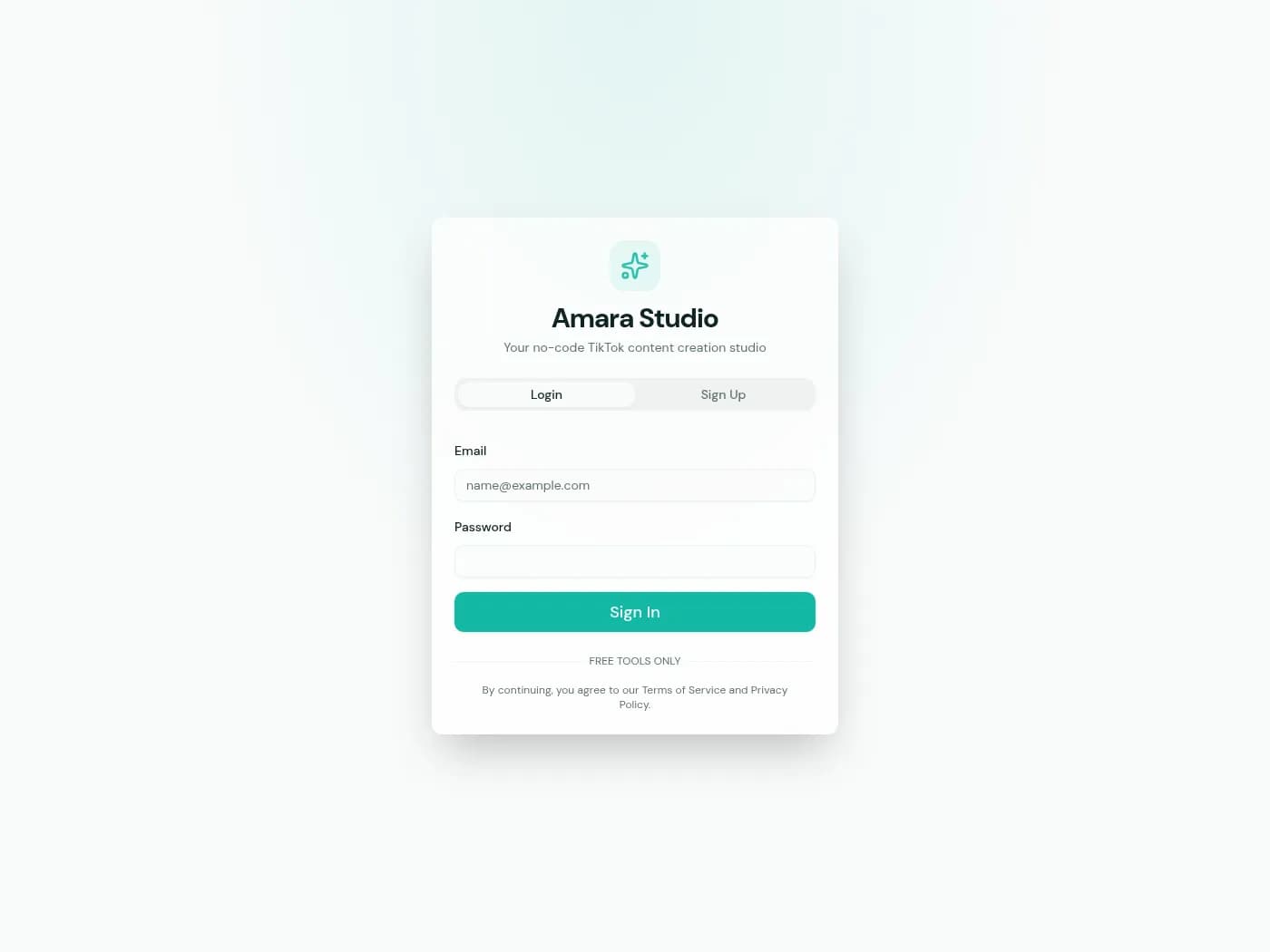 Amara Creator Studio