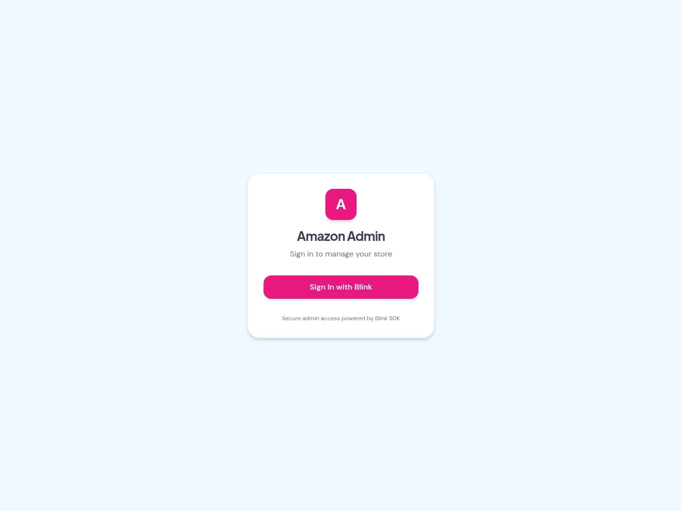 Amazon Admin Dashboard