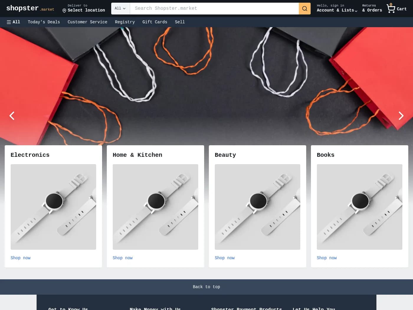 Shopster Marketplace