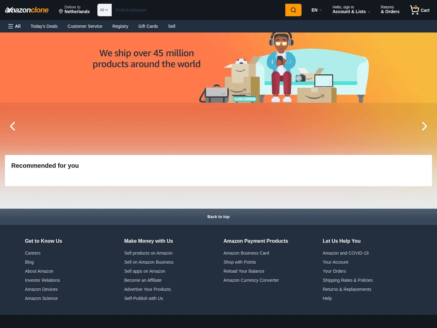 Amazon Clone