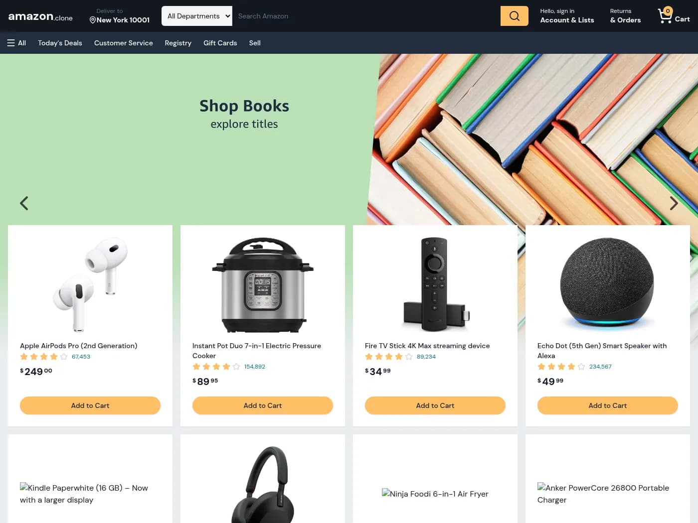 Amazon Clone