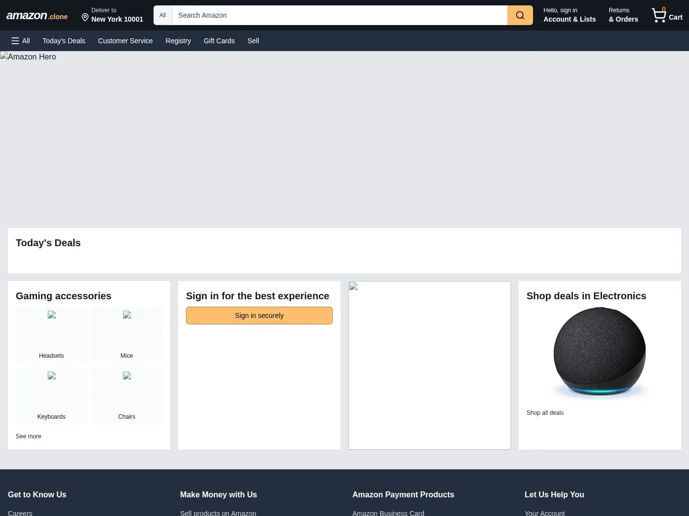 Amazon Clone