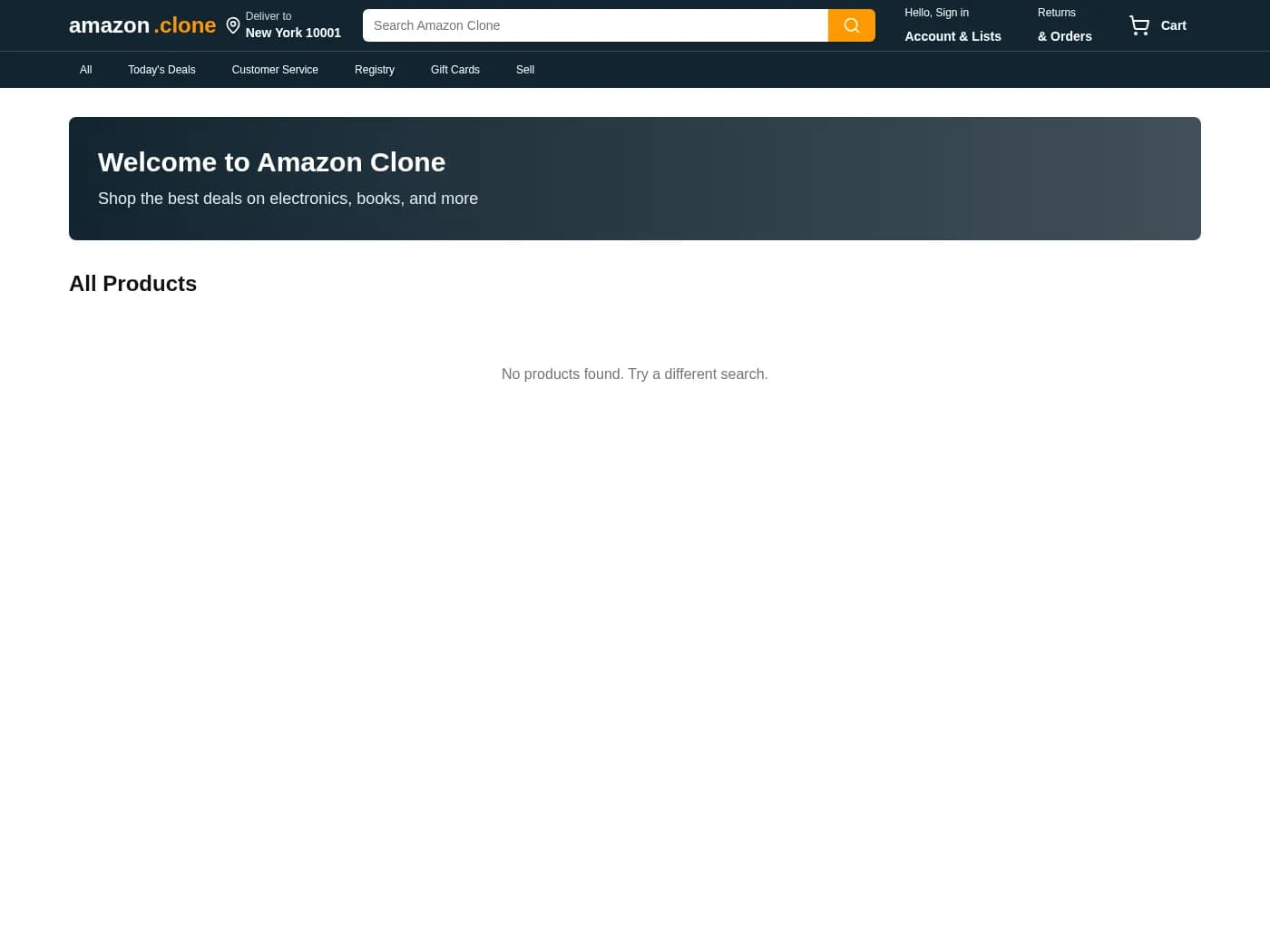 Amazon Clone