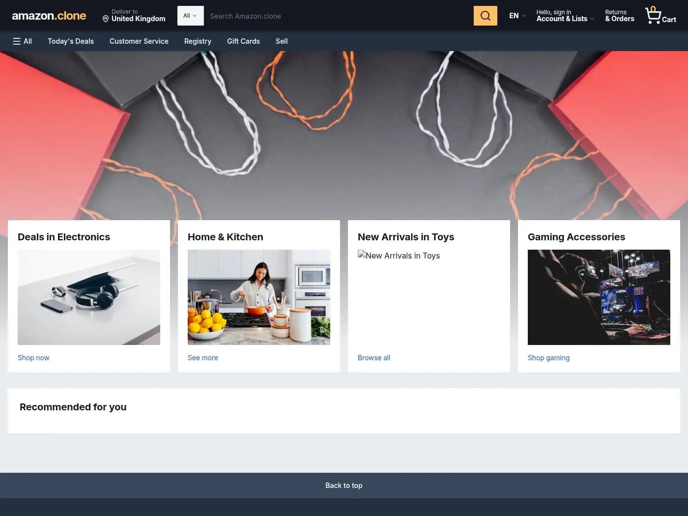 Amazon Clone
