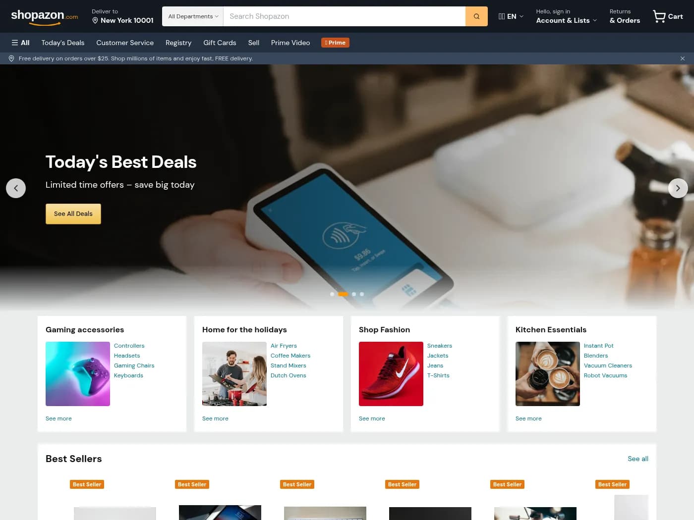 Shopazon Webstore