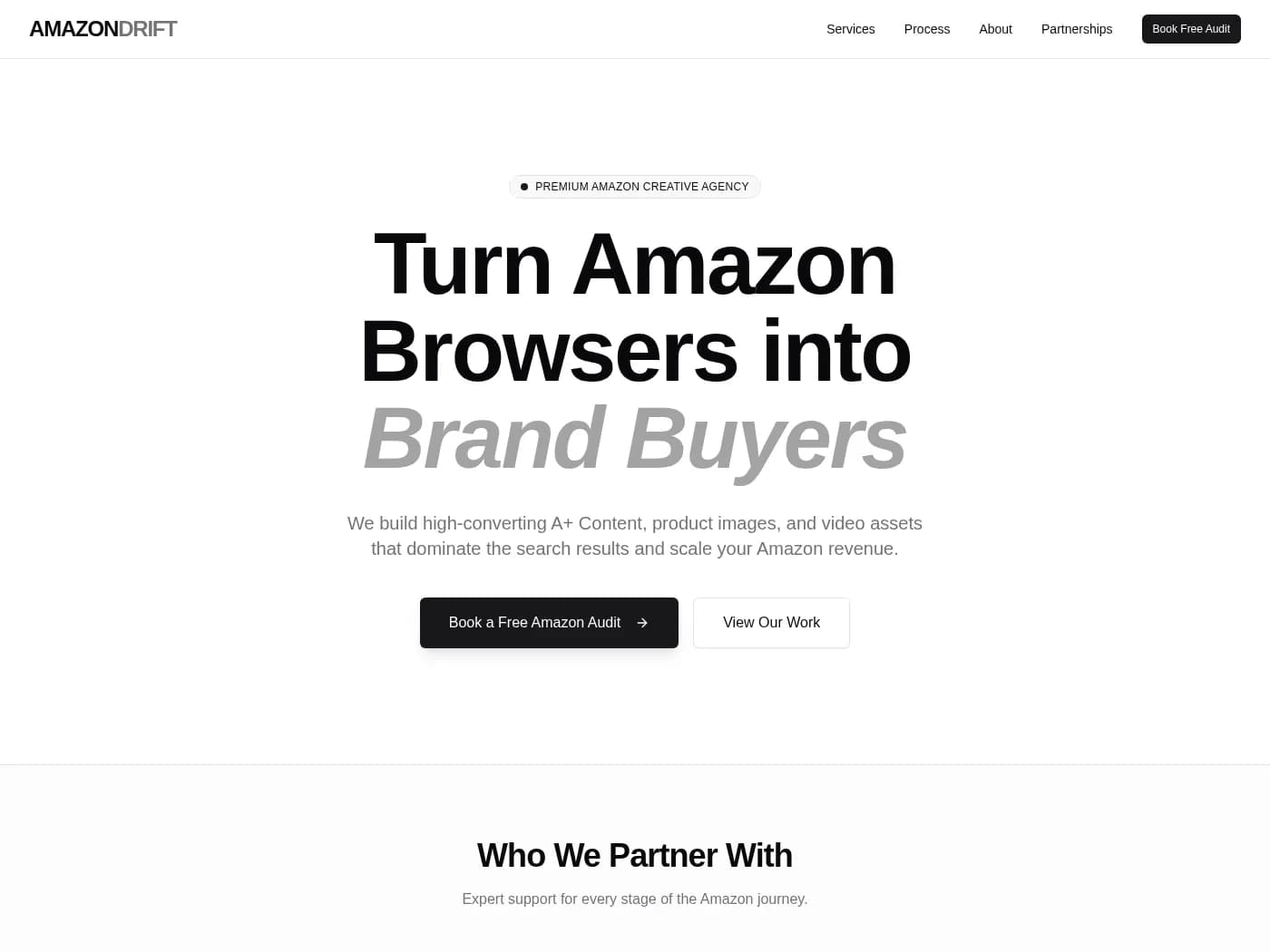 Amazon Drift Agency Site
