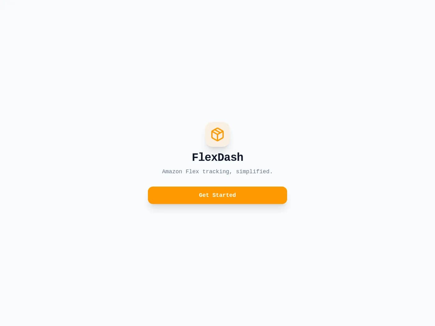 Amazon Flex Tracker