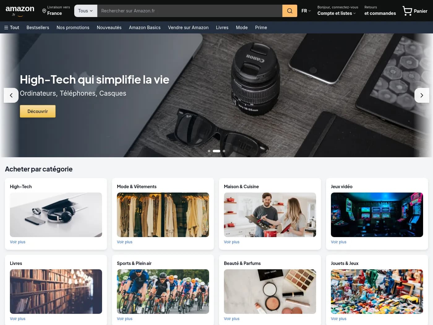 Amazon France Clone